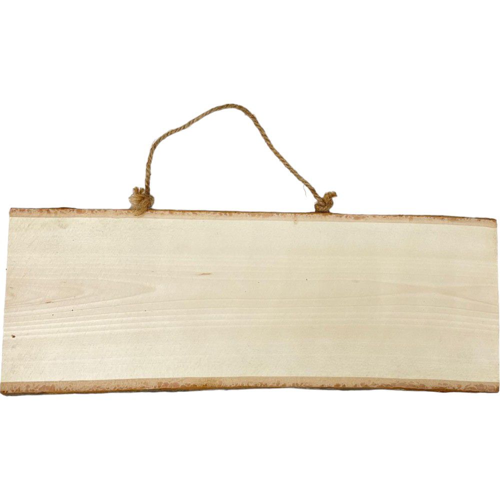 שלט מלבן | מוצרים לא פעילים | אליפסה תלוי פרוס עץ, טבעי | decogifts